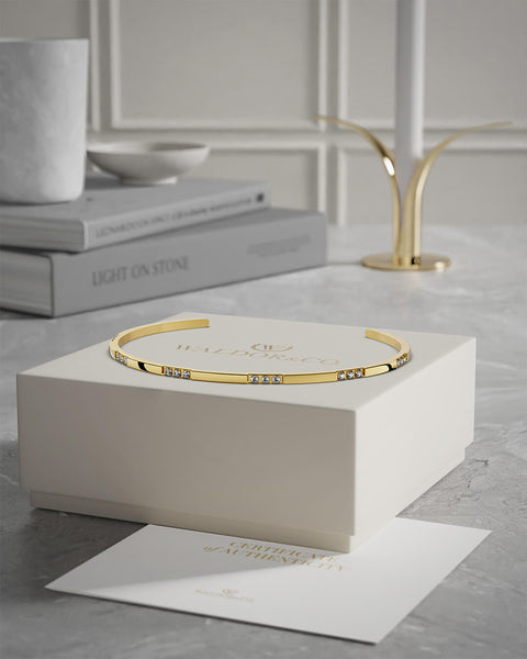 Opulent Bangle Polished | Waldor & Co. Bracelets – WALDOR & CO.