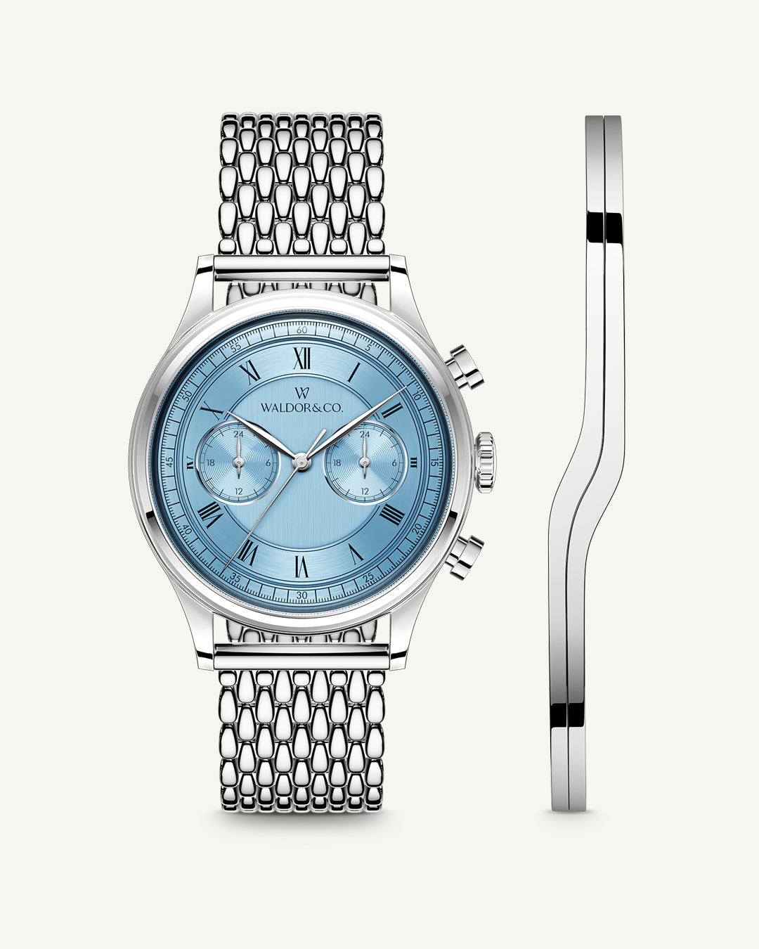 Avant 42 Silver Set | Waldor & Co. Watches – WALDOR & CO.